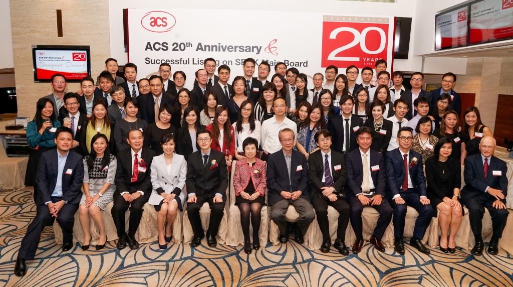 ACS Celebrates 20th Anniversary and SEHK Main Board Listing